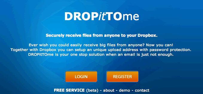 DROPitTOme para recibir ficheros en tu DropBox - Carrero
