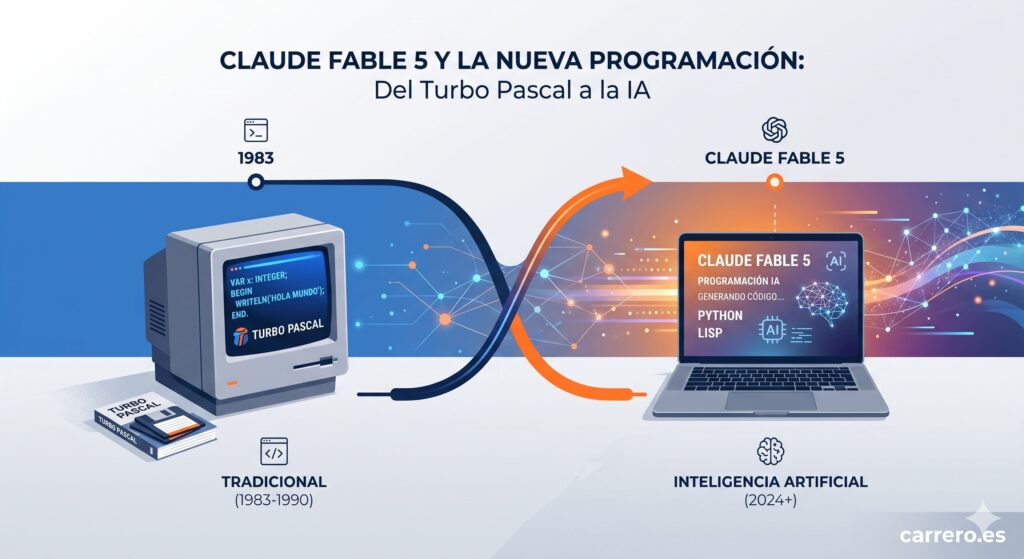 Claude Fable 5 y la nueva programación: del Turbo Pascal a la IA - Carrero